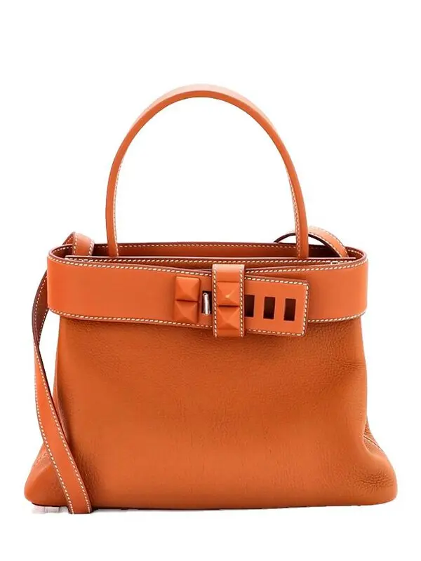 HERMES Medor Handbag Togo - Brown