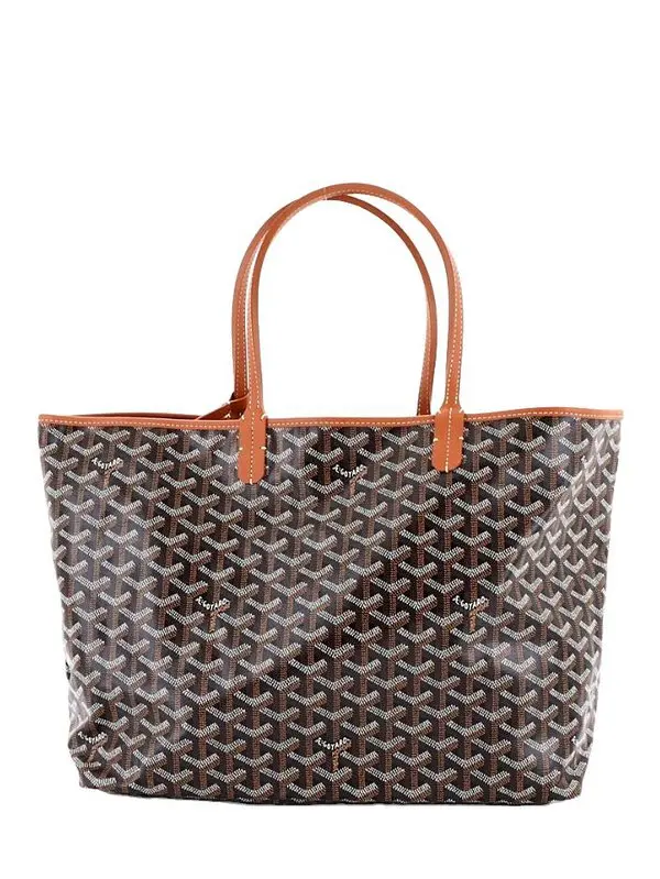 GOYARD Saint Louis Pm Tote Coated Canvas - Brown