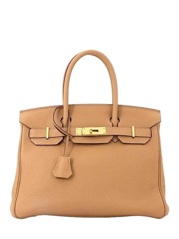 HERMES Birkin 30 Handbag - Biscuit