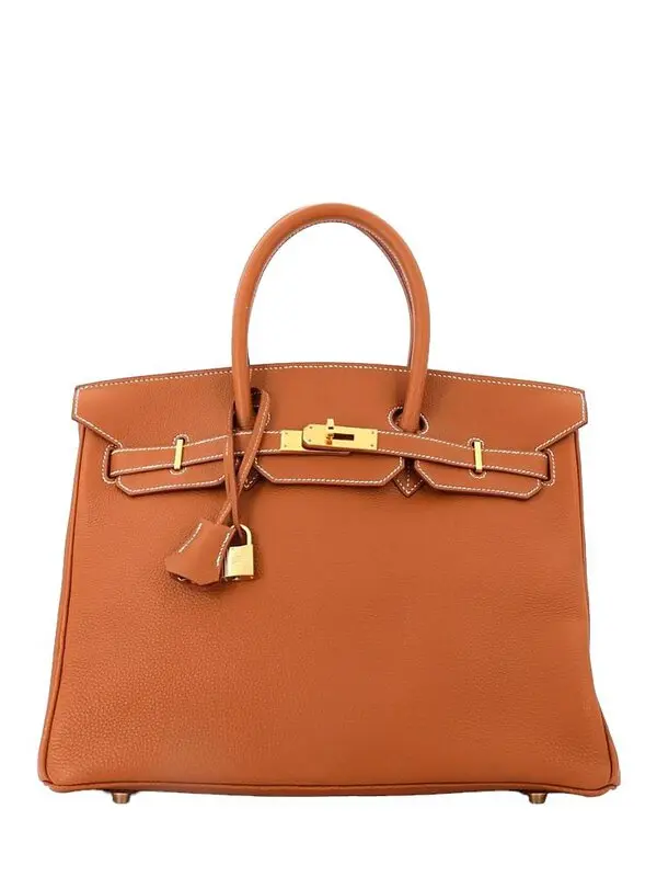 HERMES Birkin 35 Handbag - Gold