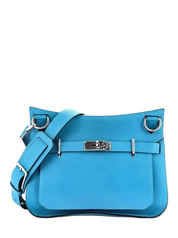 HERMES 31 Jypsiere Bag Clemence - Blue