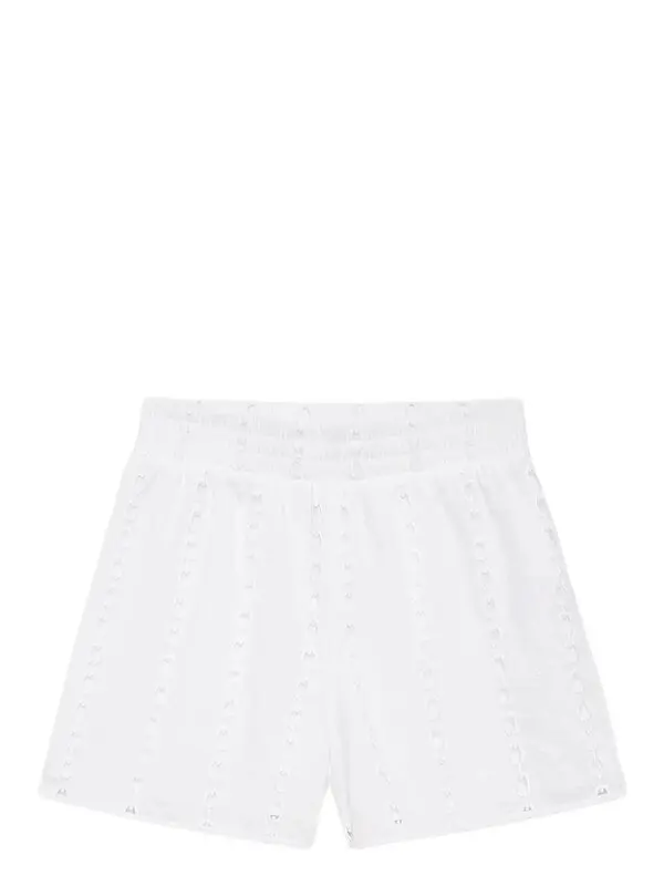 ANINE BING Kam Shorts - White