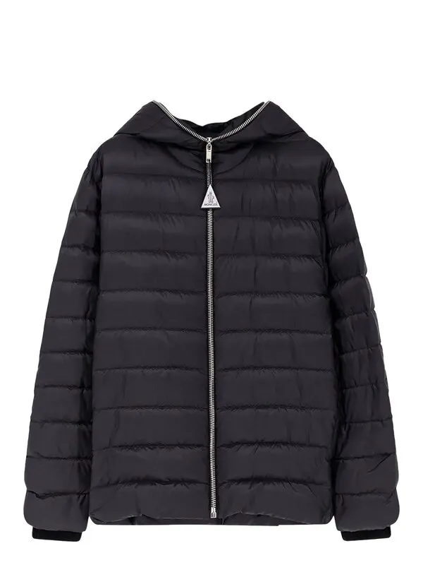 MONCLER + RICK OWENS Zip Lock Hooded Down Jacket - Black