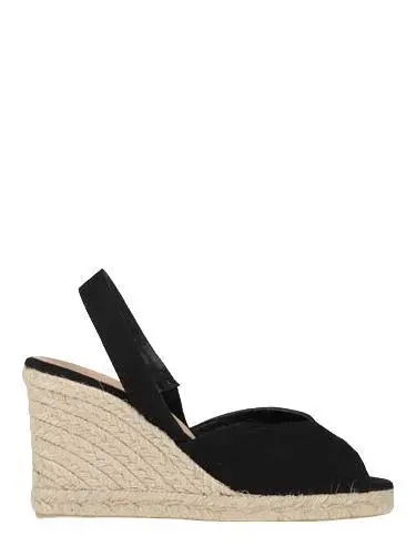 CastaÑer Espadrille Sandals - Black
