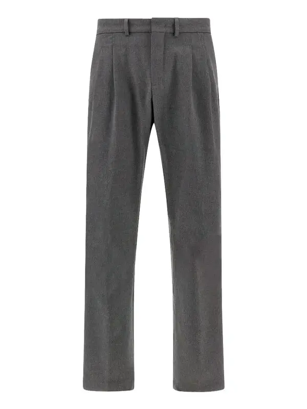 Paul & Shark Pleated Trousers - Grey