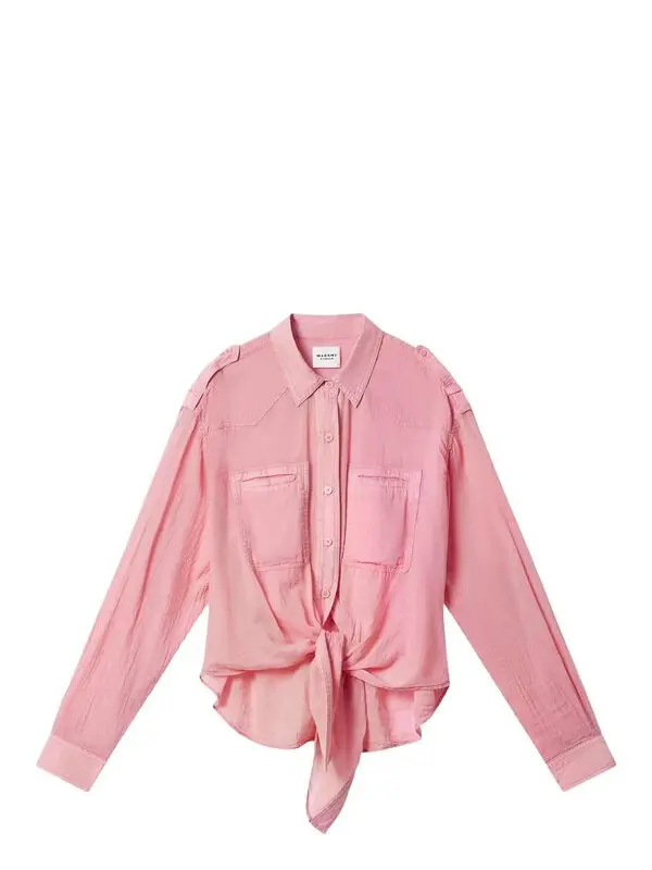 MARANT ETOILE Valiane Pocket Shirt - Pink