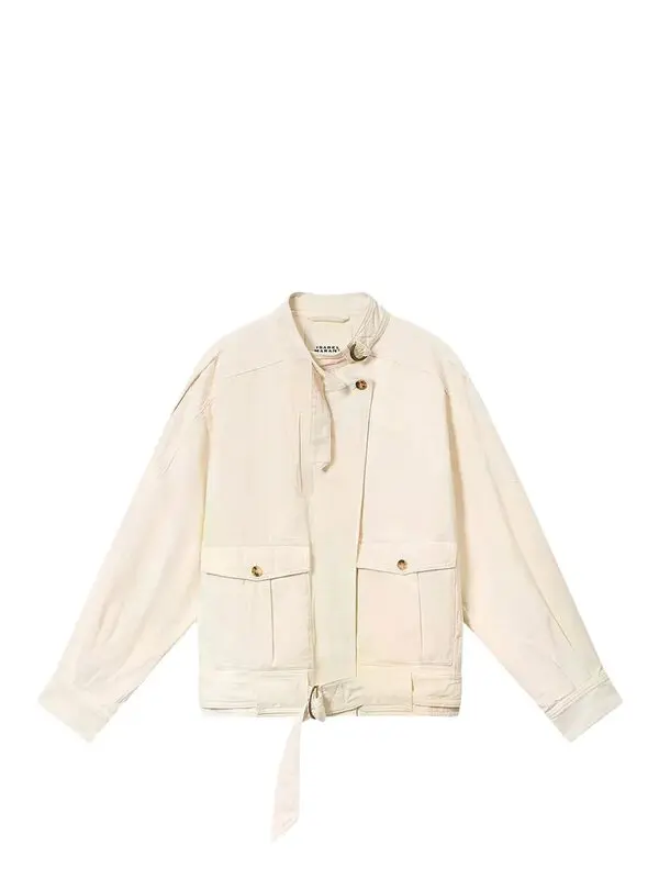 Isabel Marant Isalya Buckle Pocket Jacket - Neutrals