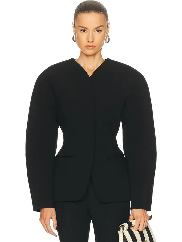 Jacquemus La Veste Ovalo - Black