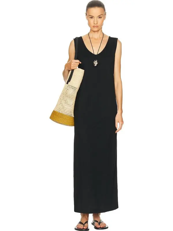 Khaite Hall Maxi Dress - Black