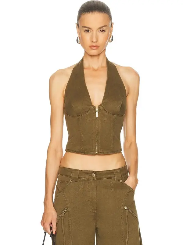 Cult Gaia Davey Top - Rosemary
