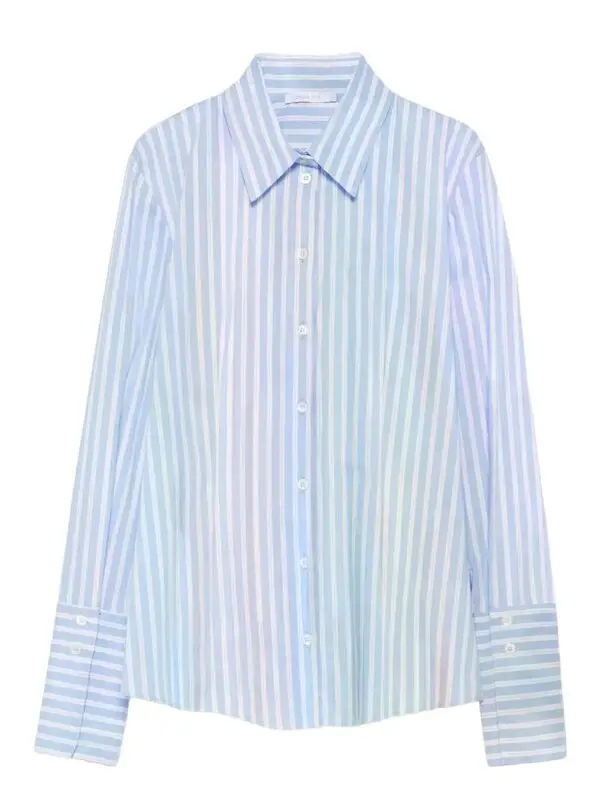Patrizia Pepe Long-sleeve Striped Shirt - Blue