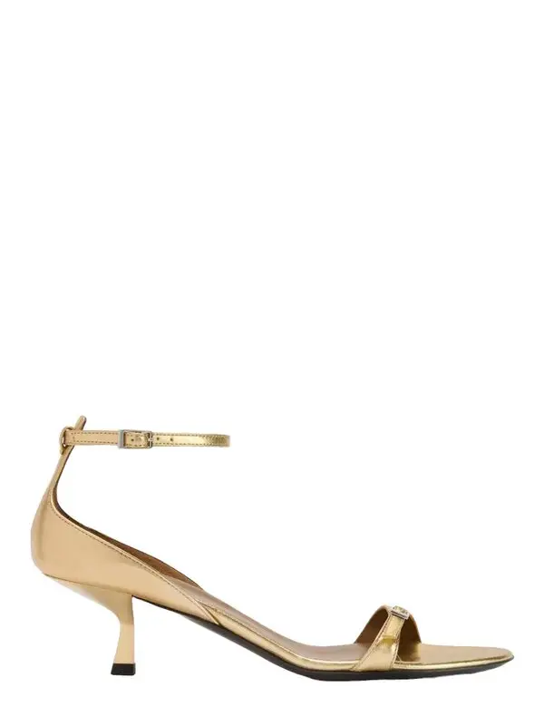 GIUSEPPE ZANOTTI Micky Buckles Ankle Strap Sandals - Gold