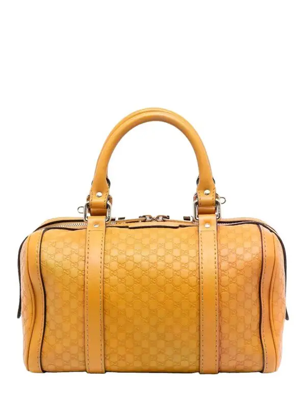 Gucci Small Microissima Joy Boston Satchel - Yellow