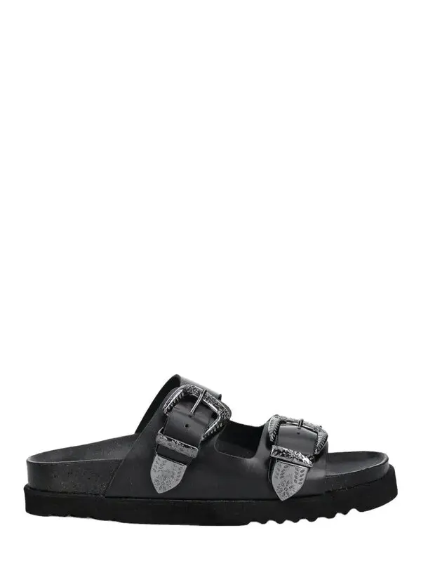 DR. SCHOLL'S SHOES Irving Buckle-strap Sandals - Black