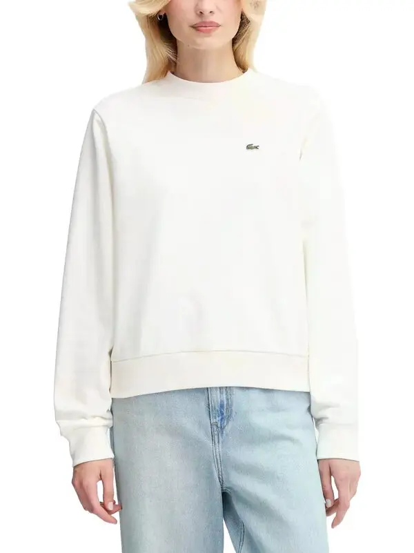 Lacoste Logo Sweatshirt - White