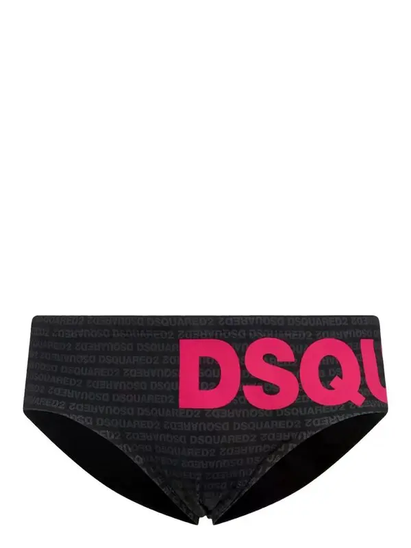 Dsquared2 Logo-print Swim Trunks - Black