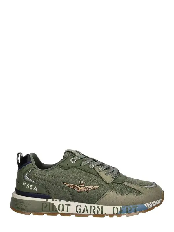 AERONAUTICA MILITARE Logo-trim Sneakers - Green