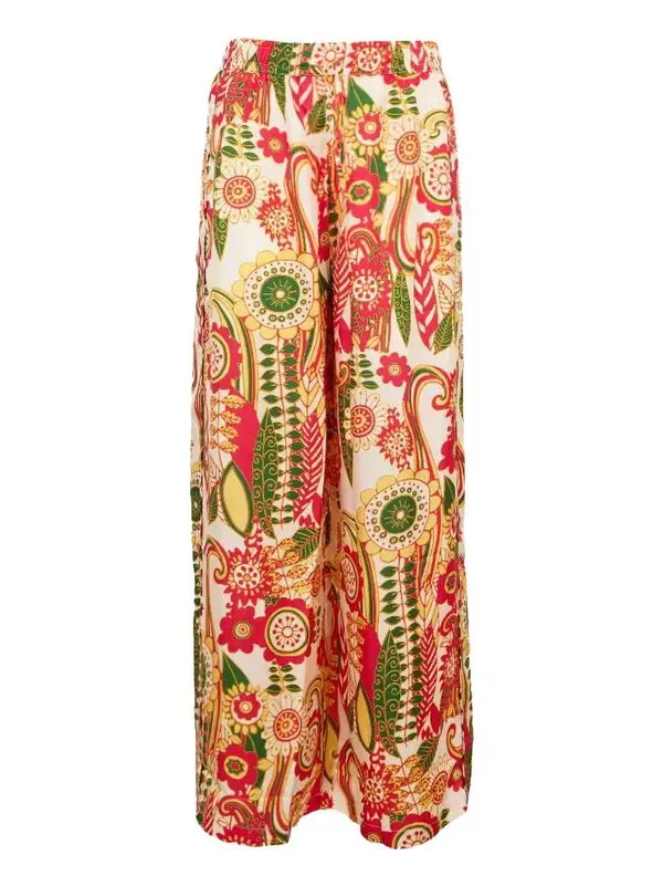La Prestic Ouiston Giudecca Floral Trousers - Pink