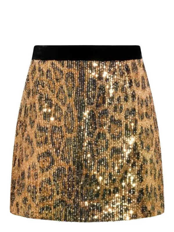 Roberto Cavalli Animal-print Mini Skirt - Neutrals