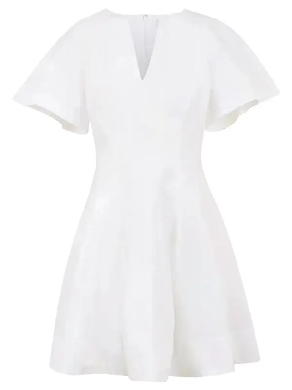 Simkhai Mini V-neck Dress - White