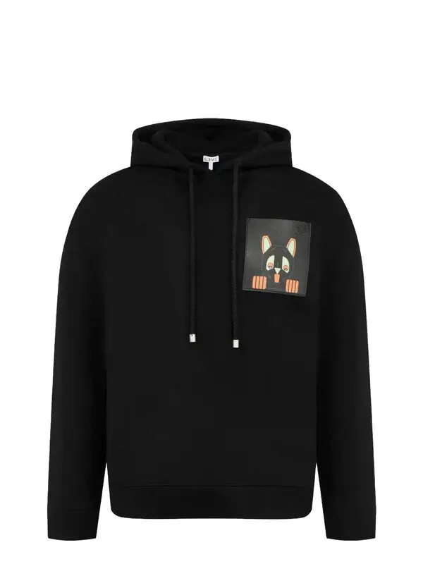 Loewe Relaxed Fit Graphic Sweatshirt - Black