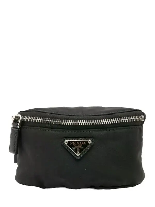 Prada Mini Re-nylon Travel Arm Pouch - Black