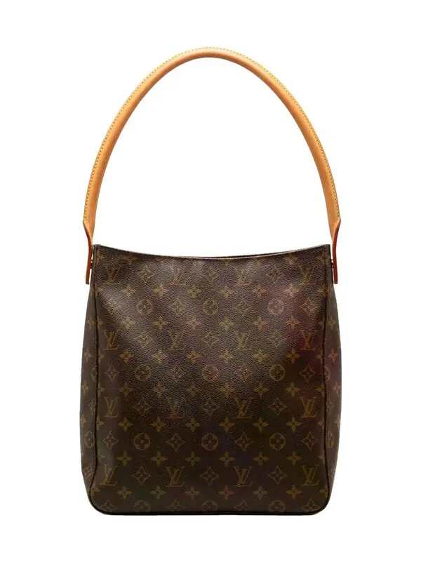LOUIS VUITTON 2000 Monogram Looping Gm Shoulder Bag - Brown