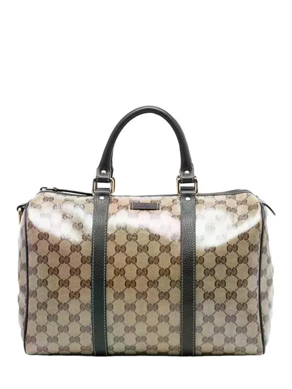 Gucci Gg Crystal Joy Boston Bag - Brown