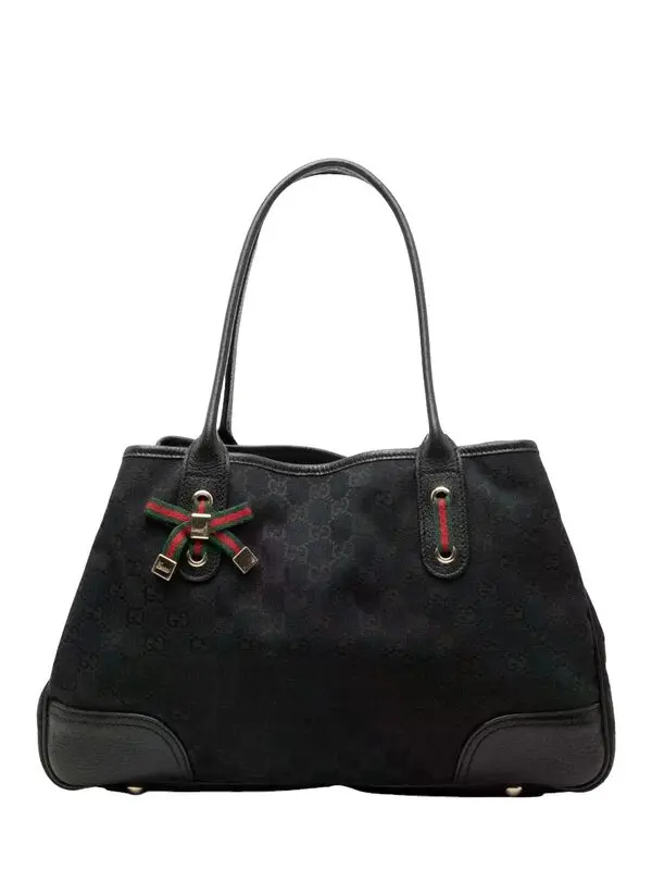 Gucci Gg Canvas Princy Tote Bag 2000-2015 - Black