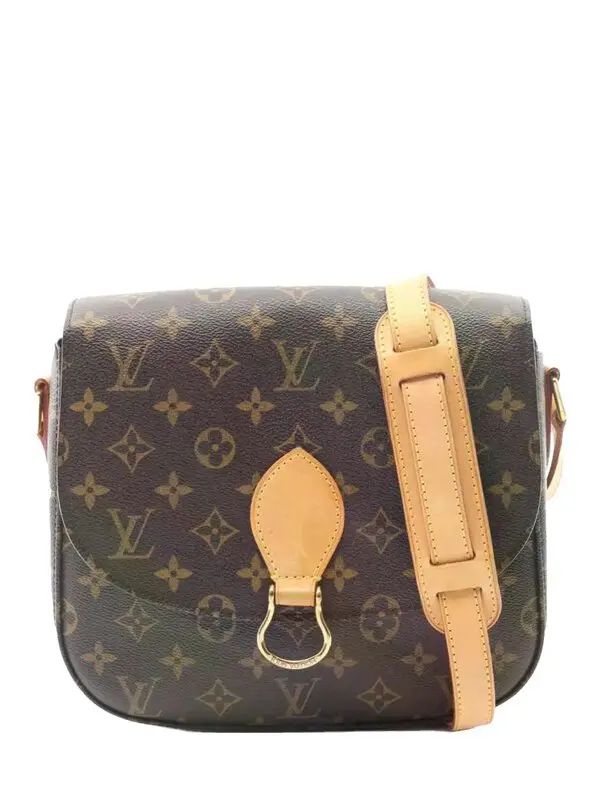LOUIS VUITTON 2006 Monogram Saint Cloud Gm Crossbody Bag - Brown