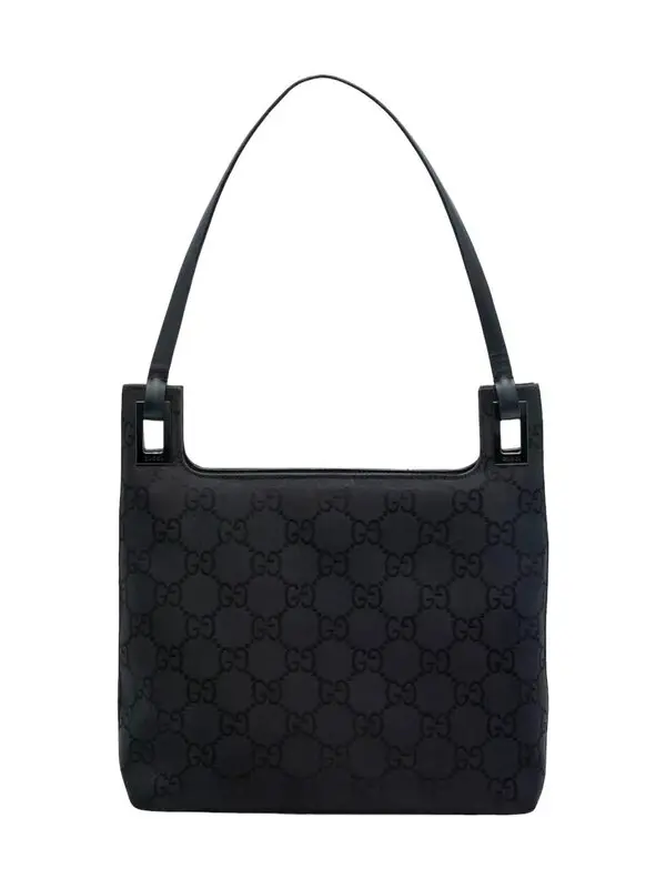 Gucci Gg Nylon Shoulder Bag - Black