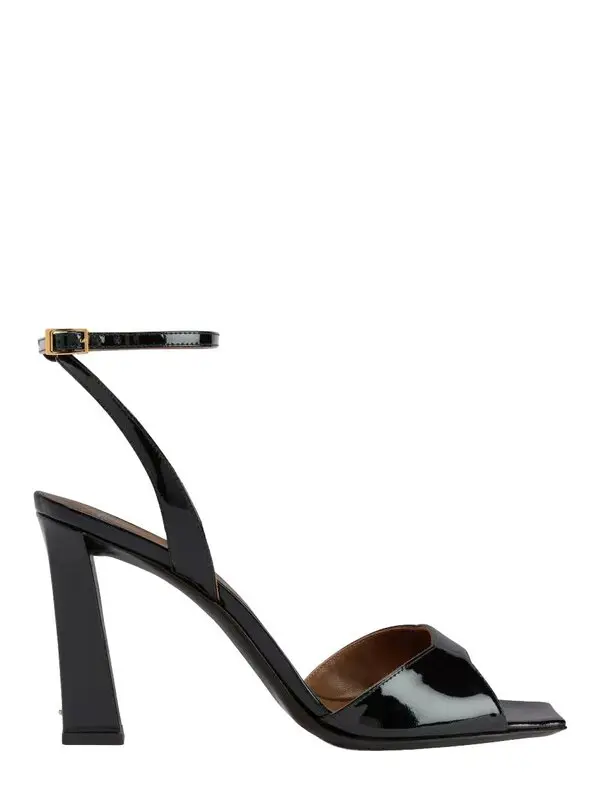 GIUSEPPE ZANOTTI Venice Square-toe Sandals - Black