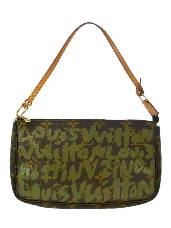LOUIS VUITTON 2001 Graffiti Pochette Accessoires - Brown