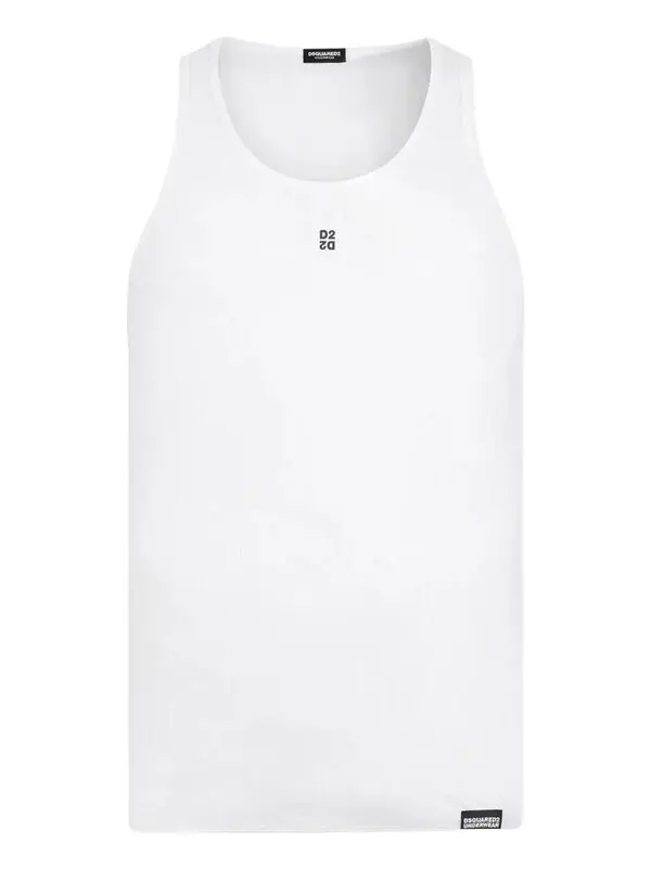 Dsquared2 Crew-neck Tank Top - White