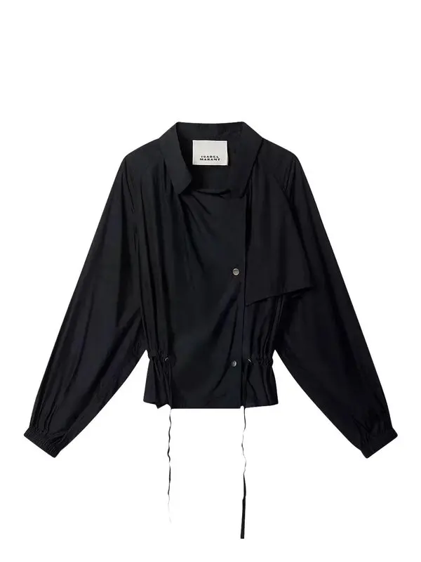 Isabel Marant Xgwenola Jacket With Drawstring Detail - Black