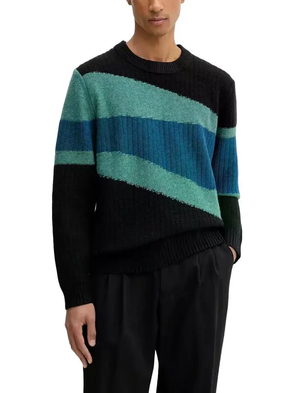 Paul Smith Striped Sweater - Black