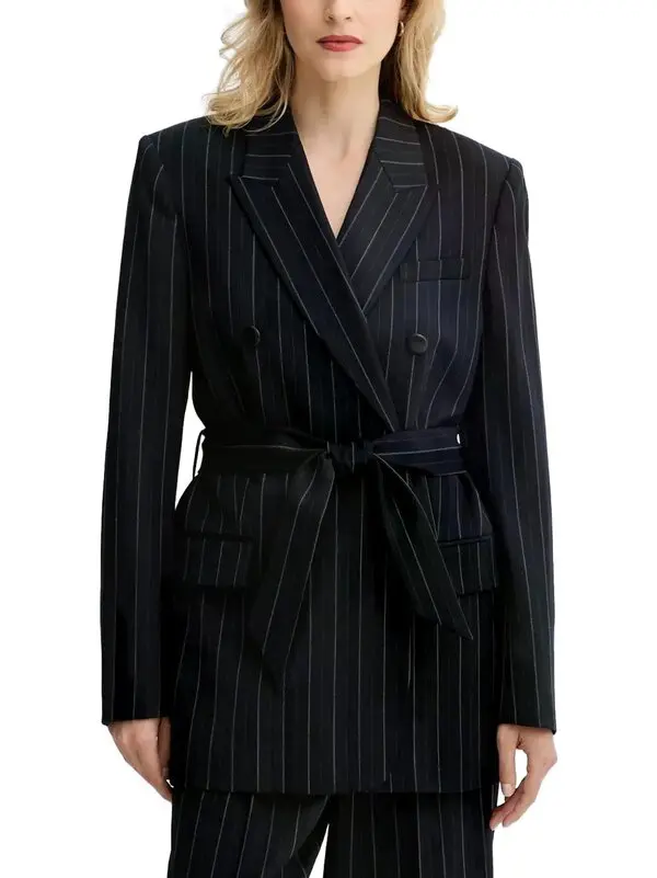 Rag & Bone Pinstripe Double-breasted Blazer - Blue