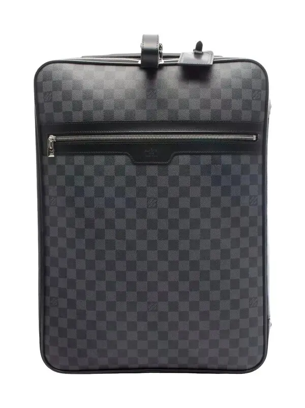 LOUIS VUITTON 2009 Damier Graphite Pegase 55 Travel Bag - Black