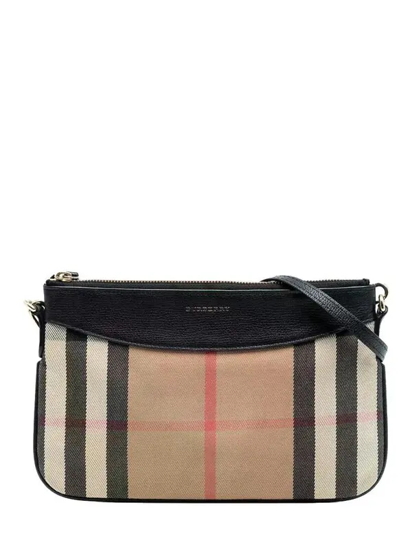 Burberry House Check Peyton Crossbody Bag - Brown