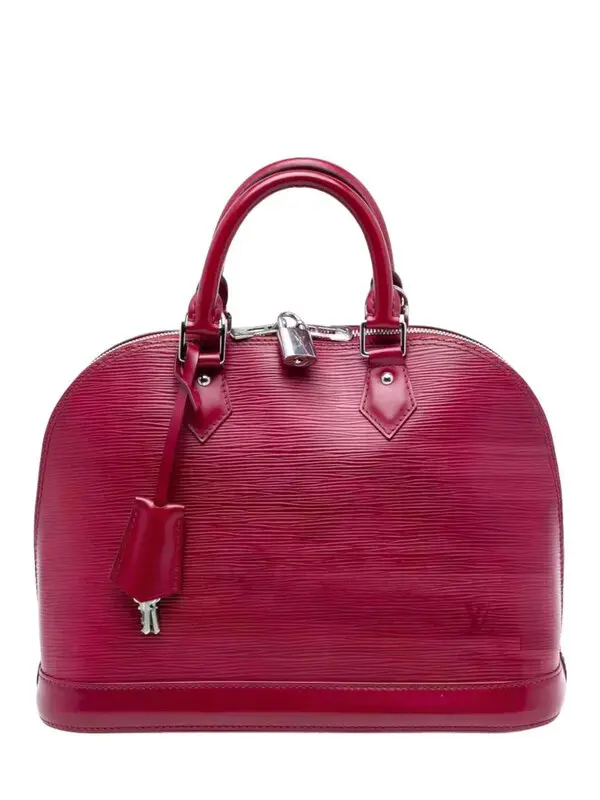LOUIS VUITTON 2014 Epi Alma Pm Handbag - Red