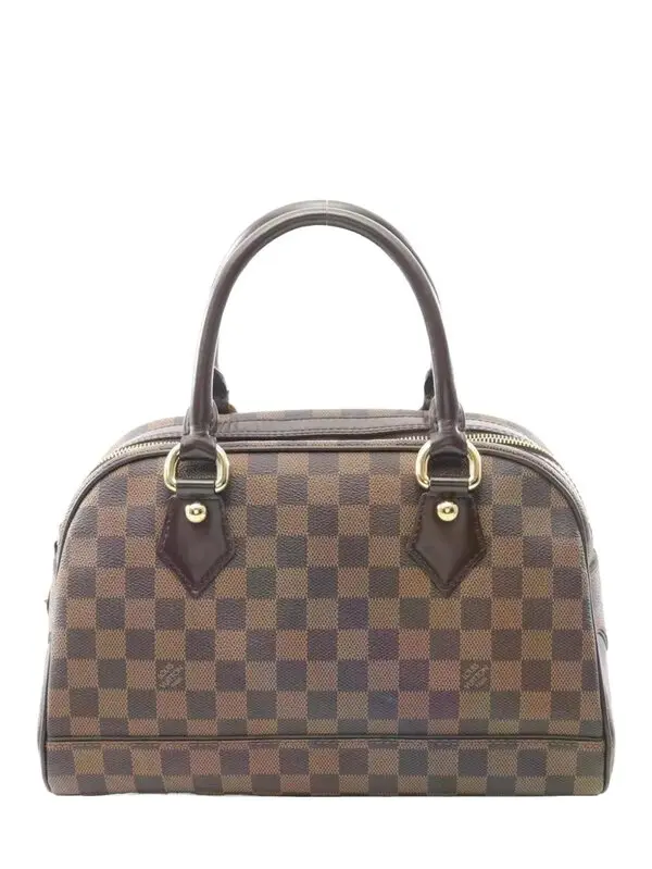 LOUIS VUITTON 2008 Damier Ebene Duomo Handbag - Brown