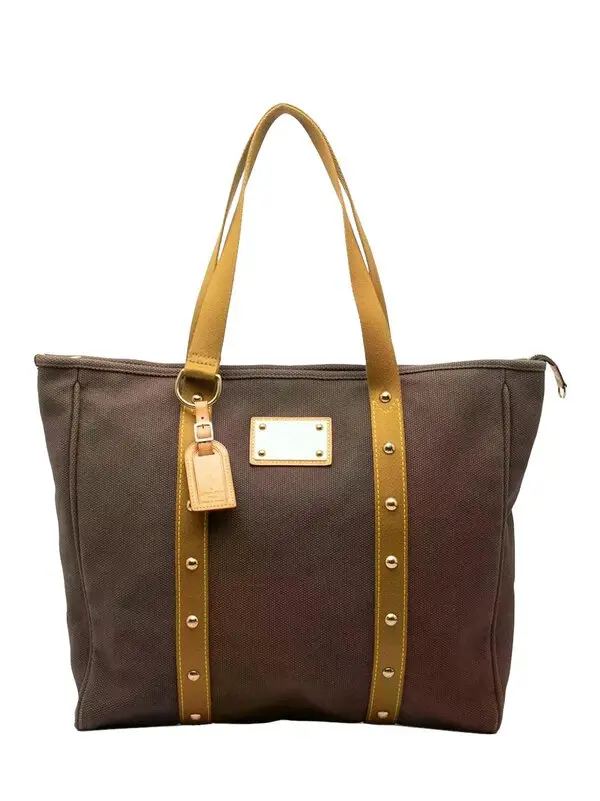 LOUIS VUITTON 2006 Antigua Cabas Gm Tote Bag - Brown