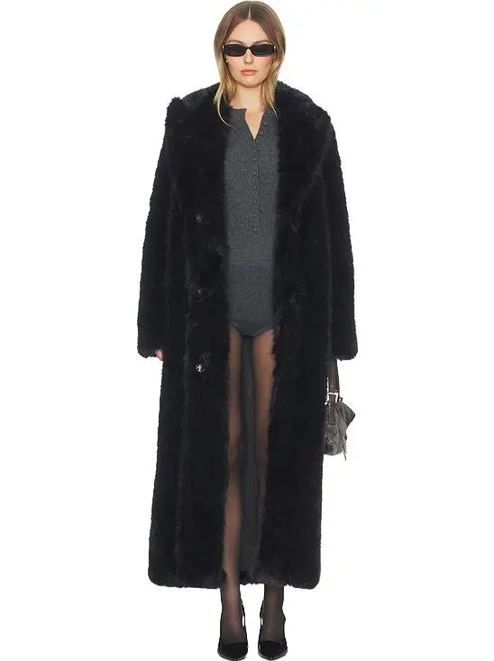 NAKEDVICE The Delaney Coat - Black