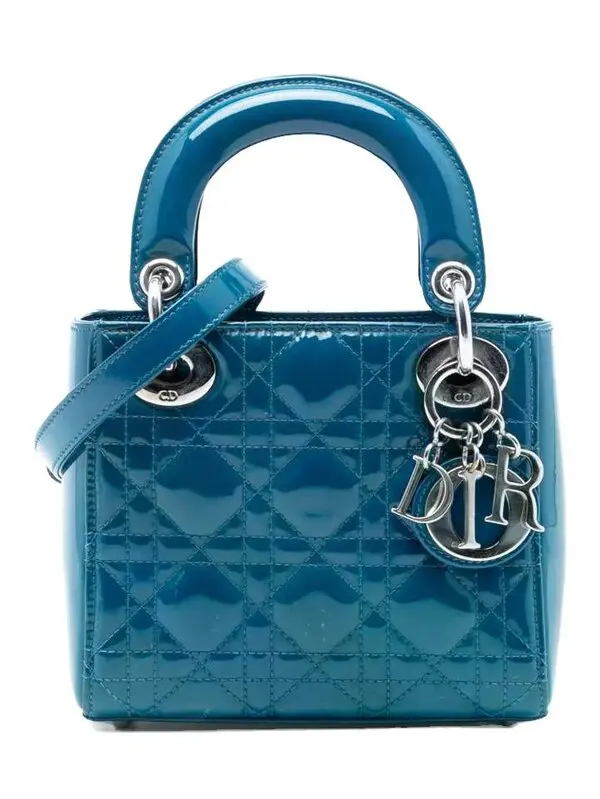 Dior Mini Lady Satchel - Blue
