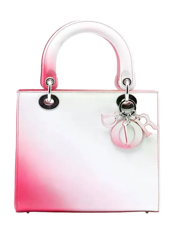 Dior 2013 Medium Lady Satchel - White