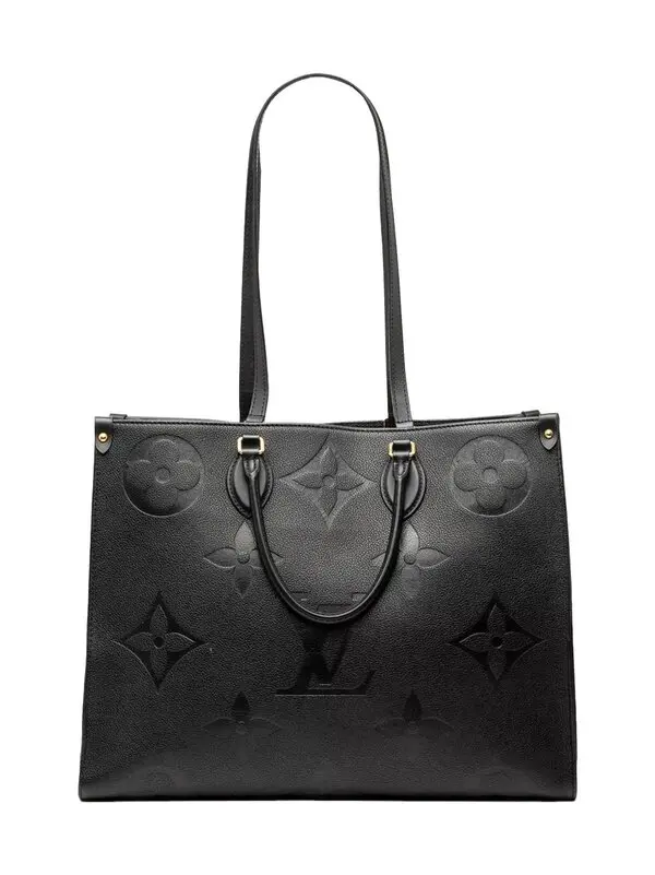 LOUIS VUITTON 2021-2025 Monogram Empreinte Onthego Gm Satchel - Black