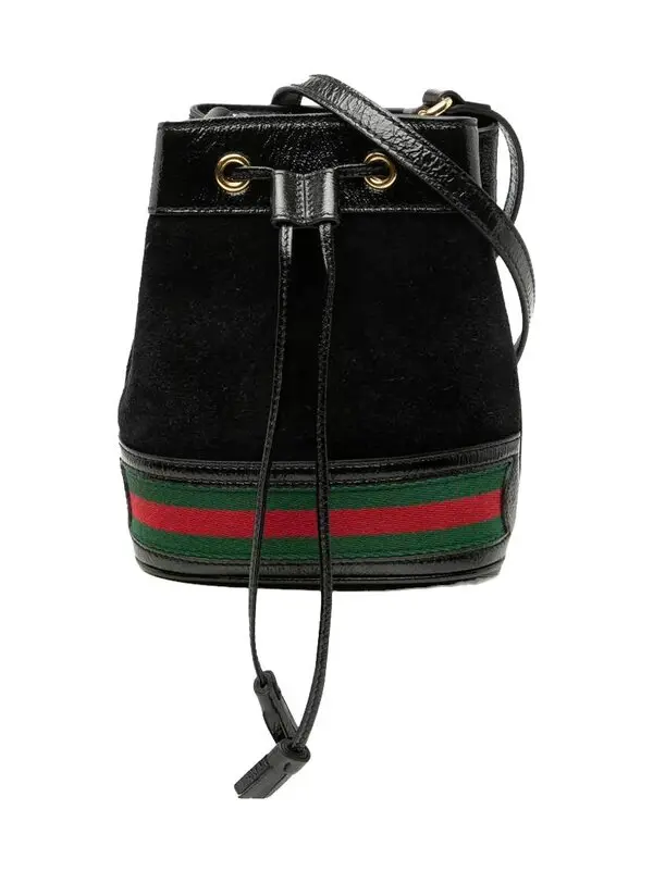 Gucci Mini Ophidia Bucket Bag - Black