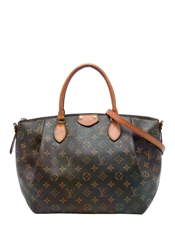 LOUIS VUITTON 2015 Monogram Turenne Mm Satchel - Brown