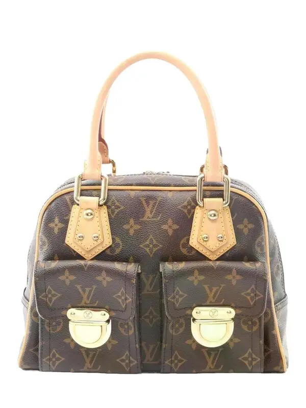 LOUIS VUITTON 2006 Monogram Manhattan Pm Handbag - Brown