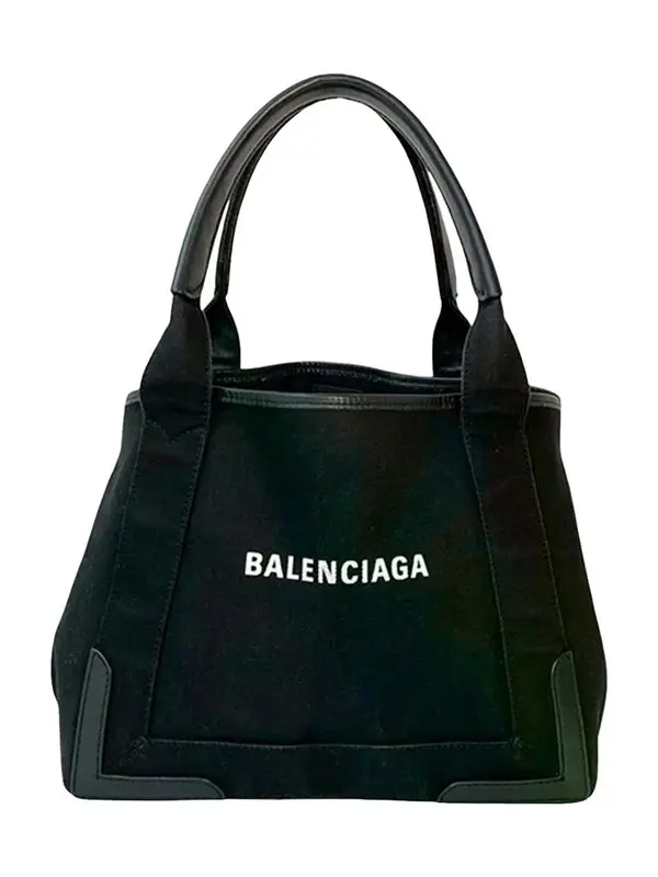 Balenciaga Canvas Cabas S Tote Bag - Black